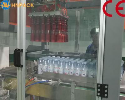 China hennopackBottle cartoning machine ，Automatic carton box packing machine, bottle pick up and placing carton case packer for sale
