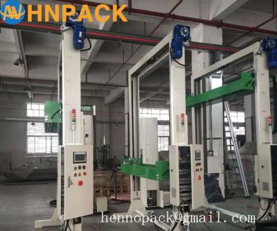 China Automatic Top sheet dispenser for pallet top foil cover auto loads for sale
