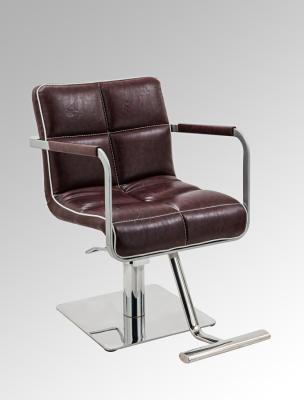 China cheap hair salon barber chair made in china factory;hot sale styling chair for salon;brown styling chair for sale