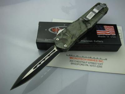 China Microtech knife double blade for sale