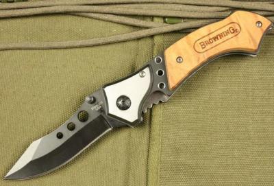 China Browning knife three eyes pocket knife for sale