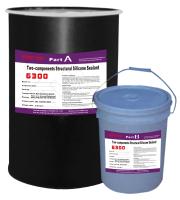 China Structural Black Two Component Silicone Sealant For Ceramic Glass Wood for sale