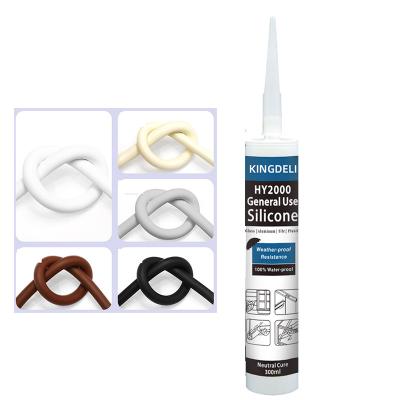 China Vedador neutro à prova de intempéries do silicone da cura para de múltiplos propósitos de vidro à venda