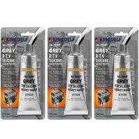 China Grey High Temperature RTV Silicone Caulk General Purpose 85g for sale