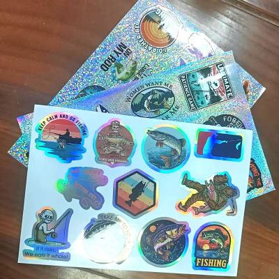 China Water Resistant Custom Holographic Stickers Scratch Resistant For Wide Application Scenarios for sale