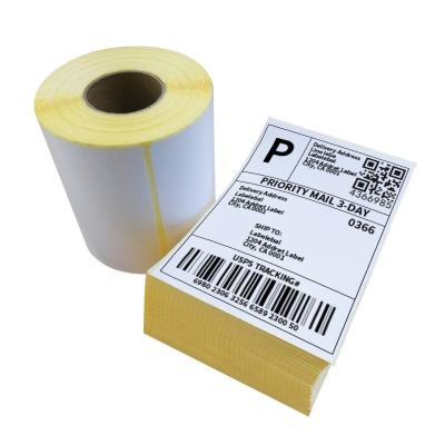 China Custom Color Thermal Label Stickers Barcode Label For Mailing And Shipping Logistics for sale