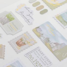 China Custom Creative Label Versatile Writing Paper Stickers Hand Writeable Stickers for sale