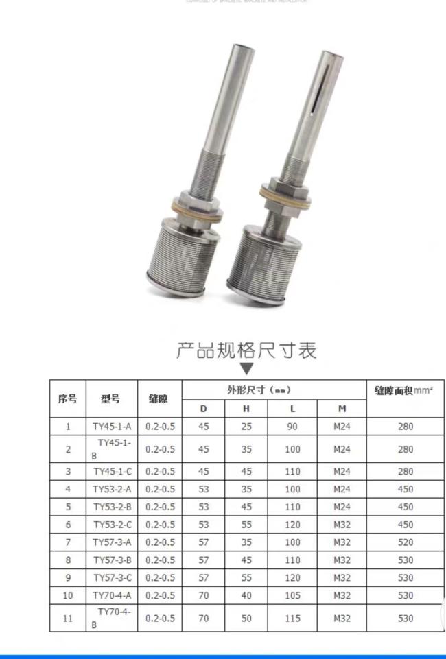 ABS or SS water filter nozzle filter nozzle for water filter purification