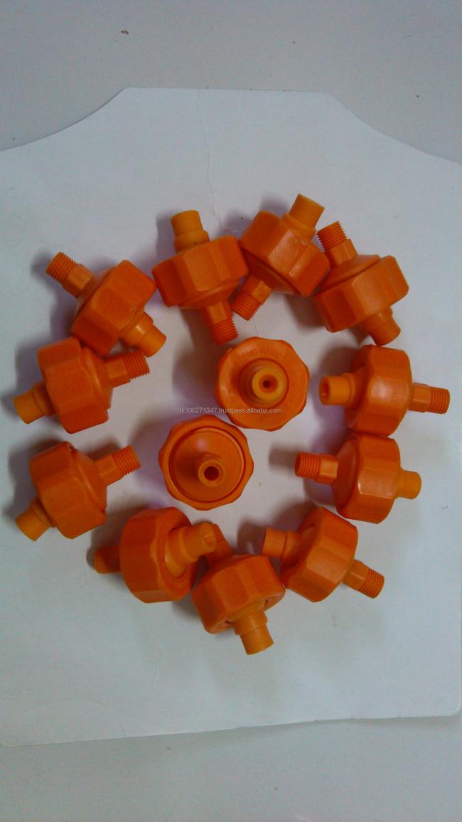plastic adjsuatble thread ball full cone spray nozzle plastic spray nozzle