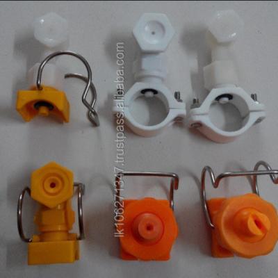 China plastic adjustable ball clamp nozzle snap in clip eyelet nozzle or split eyelet connector  for vacuum tank spray for sale