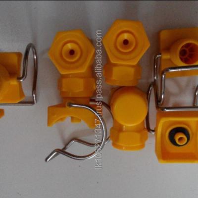 China plastic adjustable ball clamp nozzle snap in clip eyelet nozzle or split eyelet connector  for vacuum tank spray for sale