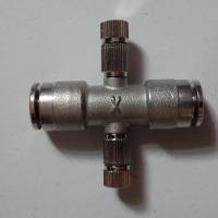 Quality brass quick lock straight fitting elbow tee fitting for high pressure mist for sale