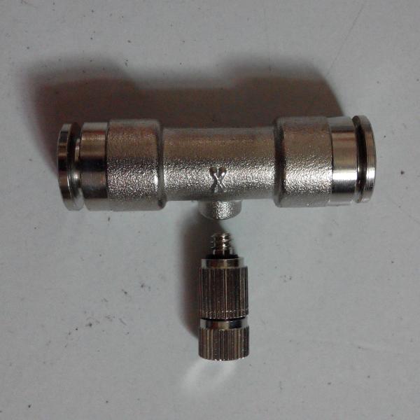 Quality brass quick lock straight fitting elbow tee fitting for high pressure mist for sale