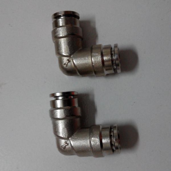 Quality brass quick lock straight fitting elbow tee fitting for high pressure mist for sale