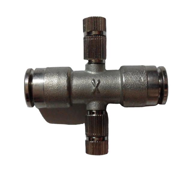 Quality brass quick slip lock fitting with double spray holes for sale
