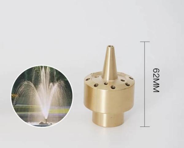 Quality Flower Jet Fountain Nozzle in Stainless Steel for Water Feature and Metal for sale
