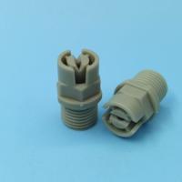 China one piece plastic vee jet spray nozzle plastic nozzle tip for sale