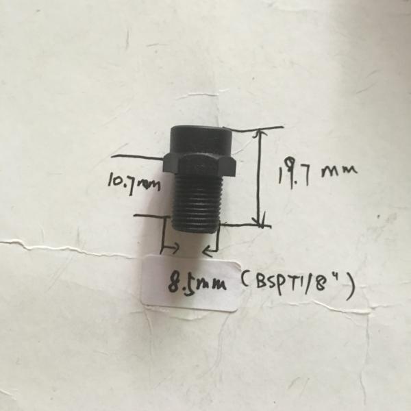 Quality plastic low pressure fog nozzle with anti drop filter(inside)misting nozzles for sale