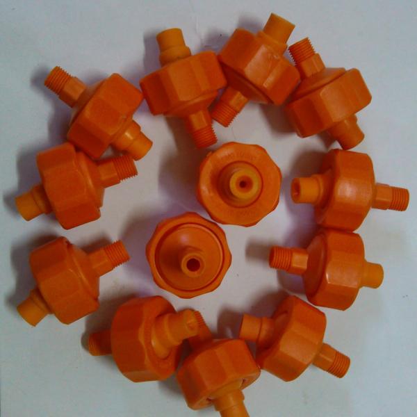 Quality plastic adjsuatble thread ball full cone spray nozzle plastic spray nozzle for sale