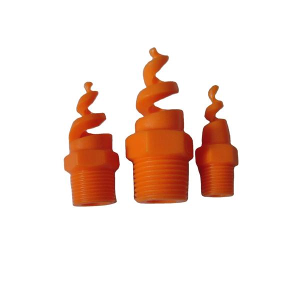 Quality Plastic Full Cone Spiral Jet Spray Nozzle HSJ Thread Size 1/8 Ideal for Food Beverage for sale