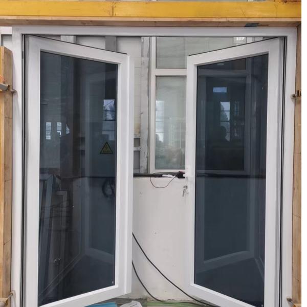 Quality Customizable PVC Aluminum Glass Entry Door Modern With Strong Durability for sale