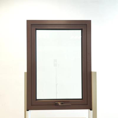 China Customized Double Glass Aluminum Awning Window For Villa Garden OEM ODM for sale