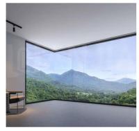 China Hurricane Impact Aluminum Fixed Window Large Fixed Glass Windows Customizable for sale
