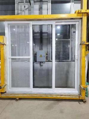 China Europese stijl PVC-schuifdeur geluiddichte buitenste vinylglasdeuren Te koop