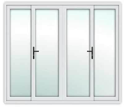 China Buiten PVC-schuifdeur Dubbelgehard glas Terras Balkon Schuifdeur van glas Te koop