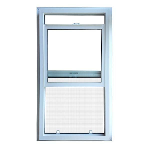 OEM UPVC シングルハンガング ウィンドウ 帯 置き換え 住宅用 双窓