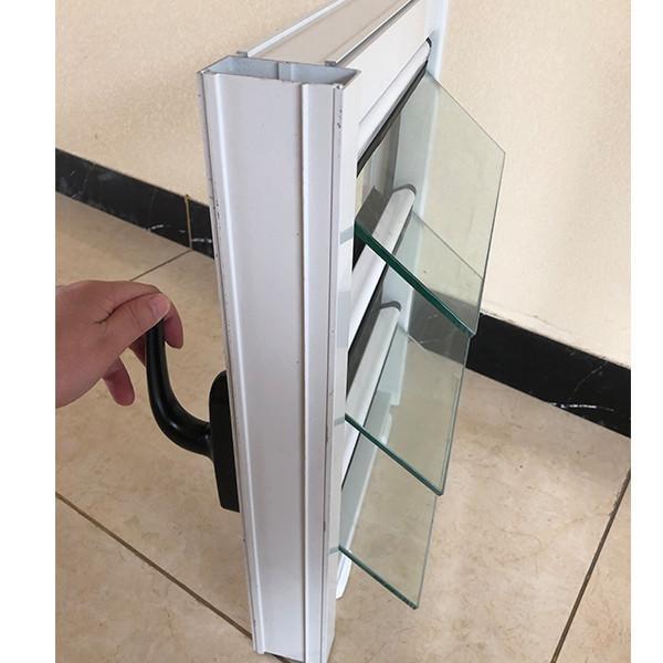 Quality Modern Adjustable Louver Glass Window Customizable Aluminum Alloy Frame Window for sale