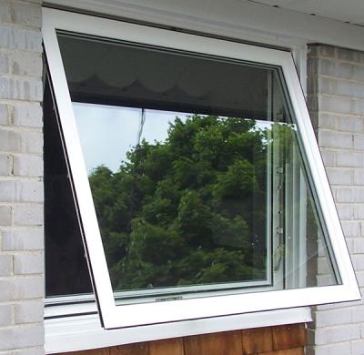 China Residential Aluminum Awning Window Outswing Top Hung Window For House for sale