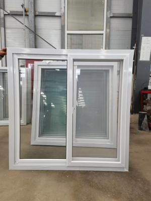 China PVC Upvc Vinyl Plastic Sliding Windows Energy Saving Environmental Protection for sale