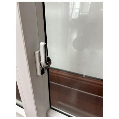 China Customized Transparent UPVC Sliding Windows Horizontal Sliding UPVC Windows for sale