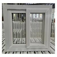 China Smooth Operation Energy Efficiency PVC Sliding Window UPVC Double Glazed Design for sale