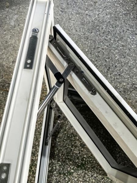 UPVC Glass Casement Window Hurricane Impact Glass Windows And Doors