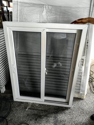 China FiberGlass Screen  PVC Sliding Window Design For Home Double Glazed Windows for sale