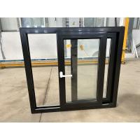 China Frame Black PVC Double Glazed Upvc Sliding Sash Windows Customizable for sale