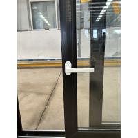 China Frame Black PVC Double Glazed Upvc Sliding Sash Windows Customizable for sale