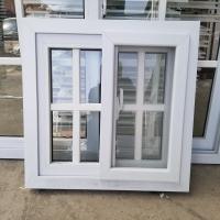 China Simple Installation Double Glazed Pvc Sliding Window With Comprehensive for sale