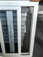 China Security Mesh UPVC Sliding Window For Residential Home Replacement for sale