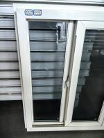 China Security Mesh UPVC Sliding Window For Residential Home Replacement for sale