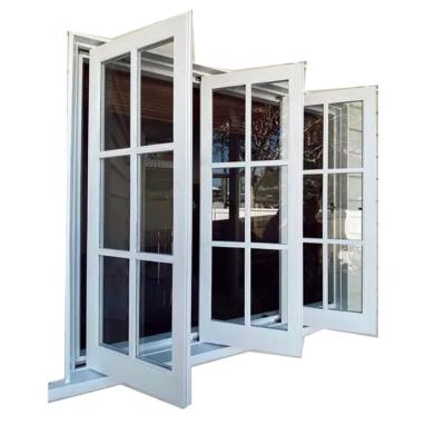 China Modern ontwerp PVC UPVC Grill Design Glas Casement Windows Te koop