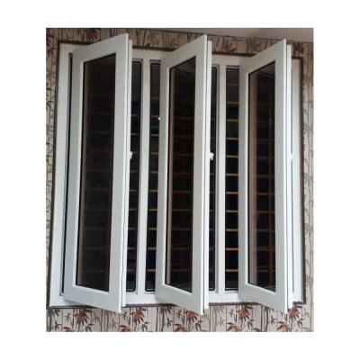 China Janela de PVC Produtor de janela de vinil Janela de perfil de PVC Janela de revestimento UPVC Portas e janelas à venda