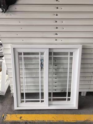 China PVC Schuifraam met Gehard Glas en Aangepaste Kleuren Te koop