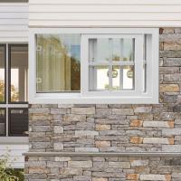 China Customized Horizontal Kitchen UPVC Sliding Windows Engineered Vinyl for Easy Operation for sale