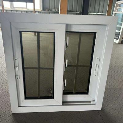 China 2025 Hot Sales Impact Resistant PVC/UPVC Sliding Glass Window with Mosquito Net & Durable Plastic Steel for Villa Balcony for sale