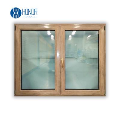 China 2025 Christmas Trending Custom Interior House Glazed Tempered Glass PVC UPVC Vinyl Casement Windows for Bedroom for sale