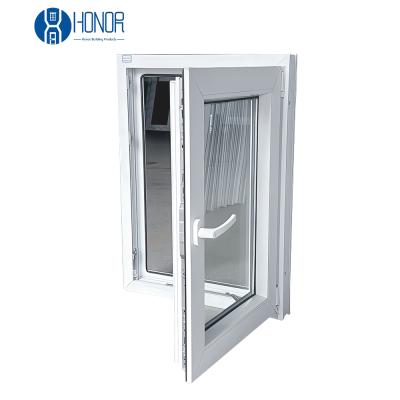 China Hurricane Impact & Wind Resistant PVC/UPVC Casement Windows for Residential House, Courtyard & Leisure Facilities for sale