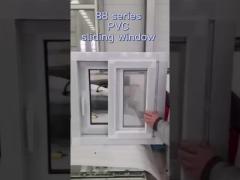 Ventana corredera y puerta UPVC impermeable con agua y con hardware oculto